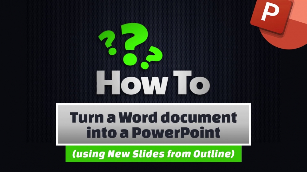 Turn A Word Document Into A PowerPoint LCS IT SOLUTIONS